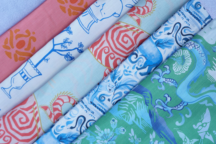 Colorful and Bold Designer Fabric by the Yard – Post House