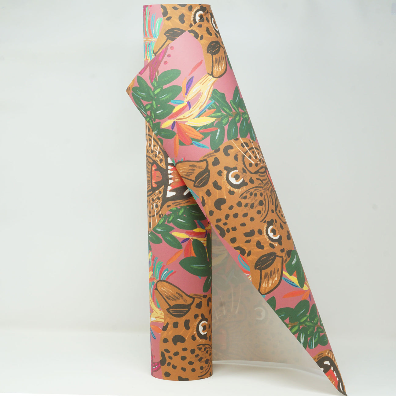 Fierce Leopard Genuine Pink Wallpaper – Post House