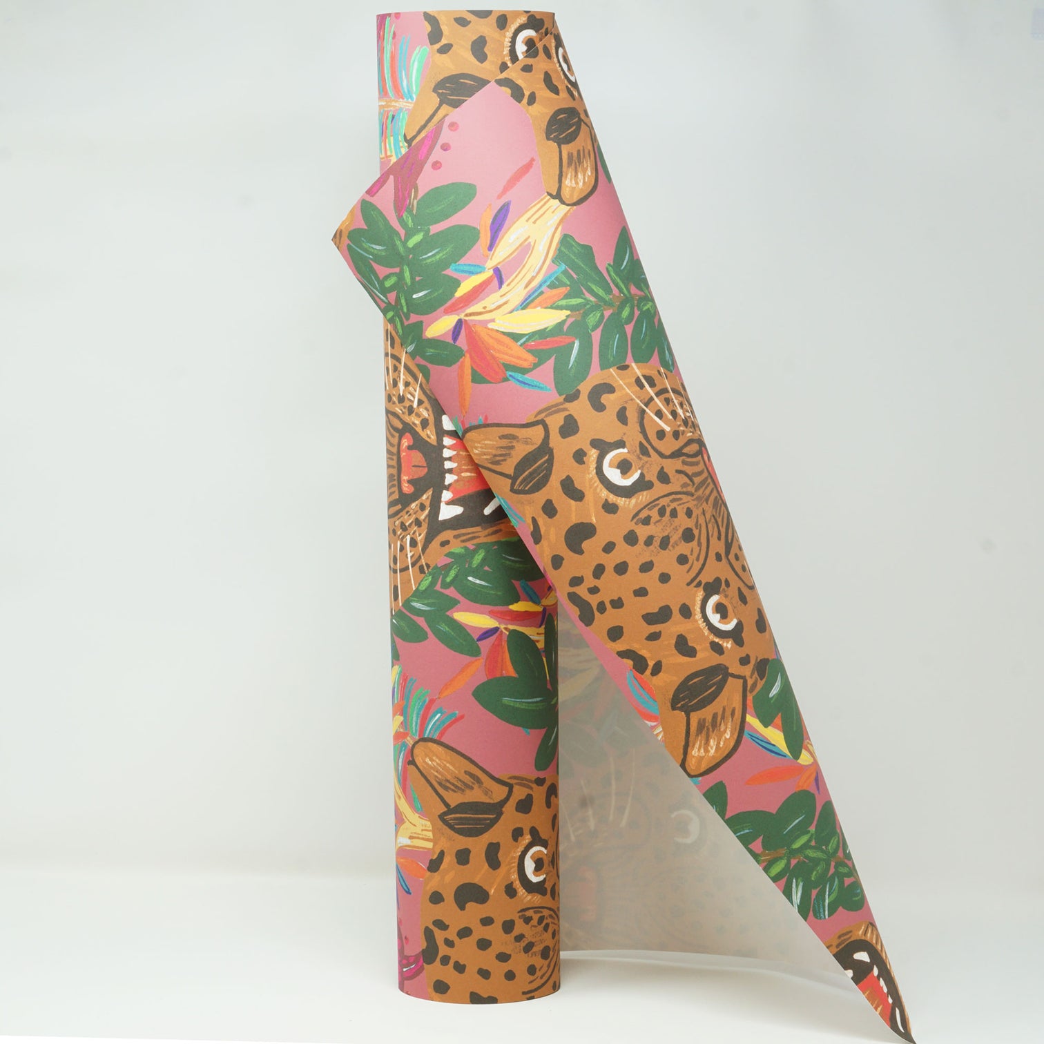 Fierce Leopard Genuine Pink Wallpaper – Post House